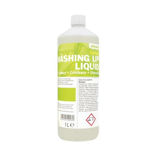 2Work | Washing Up Liquid Lemon 1L | 2W04589 | Workline